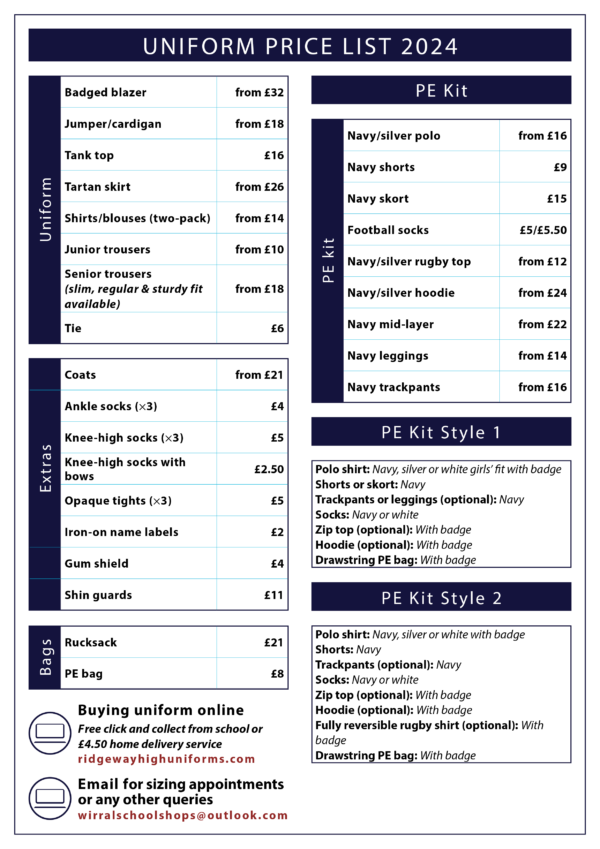 Uniform - Ridgeway High School